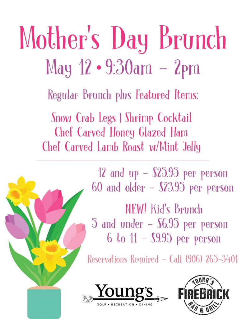 Mother's Day Brunch - Young's Golf, Recreation & Dining